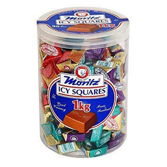 Mortiz Icy Chocolate Squares 90 Units, 1 Kilogram - Walmart.com