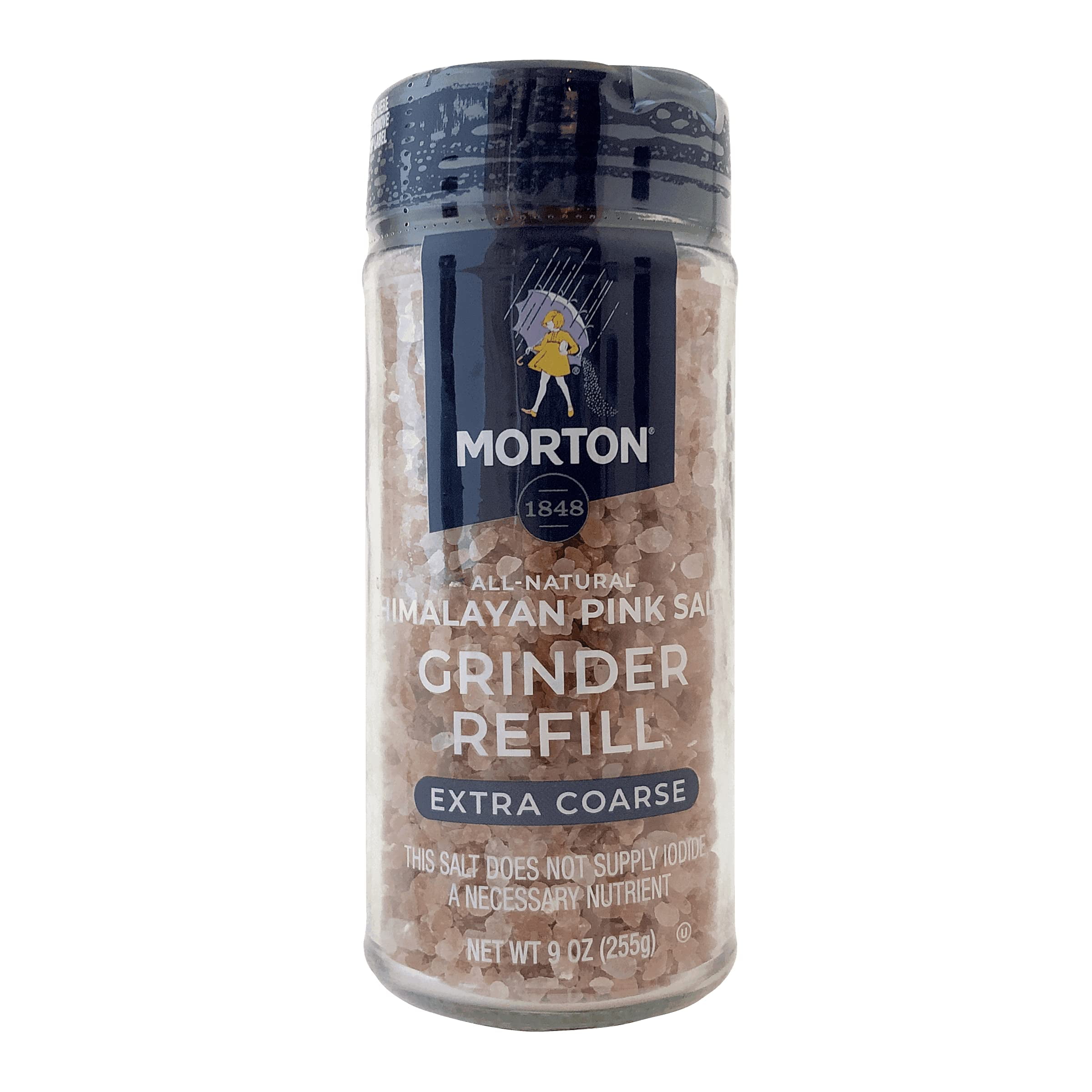 Morton All-Natural Himalayan Pink SSF20 Salt, Extra Coarse, Grinder ...