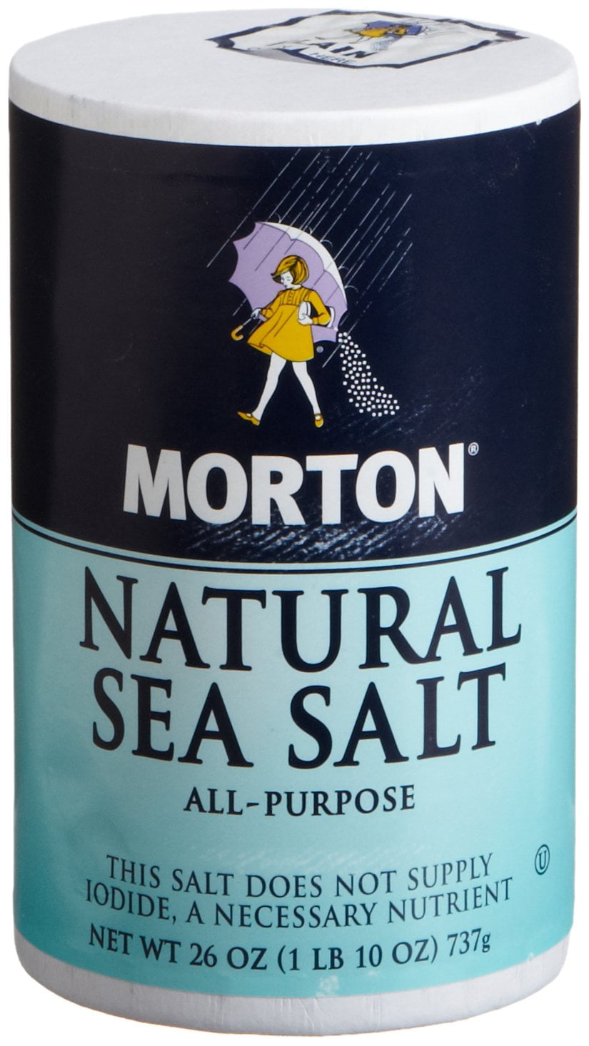 Morton All Purpose Sea Salt, 26-Ounce (Pack of 12) - Walmart.com