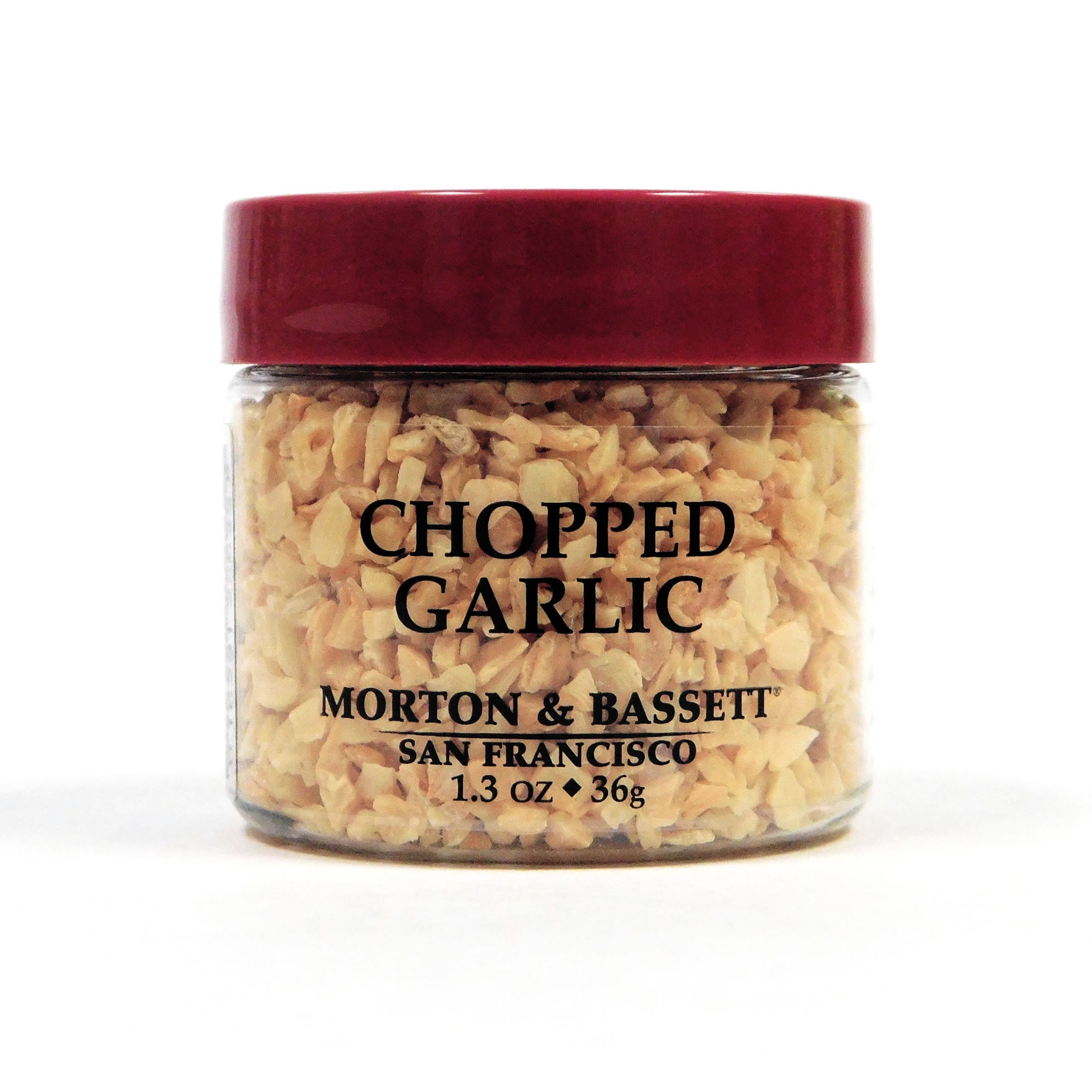 Morton & Bassett Chopped Garlic, 1.3oz, Bold Flavor for Cooking and ...