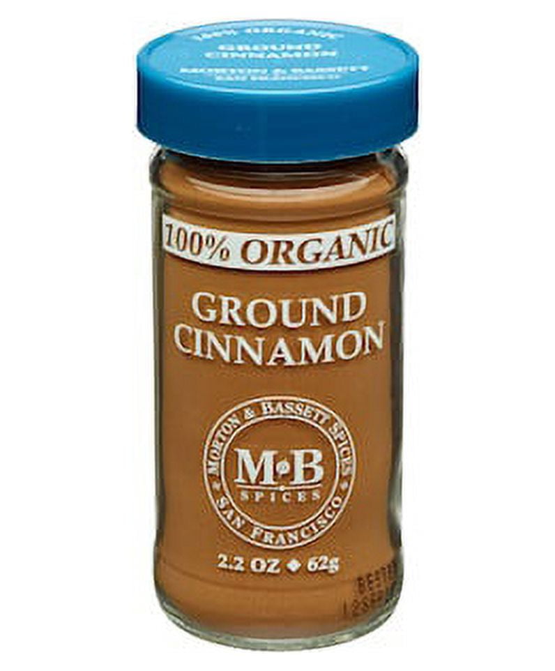 Morton & Bassett Spices Organic Ground Cinnamon, 2.2 oz - Walmart.com