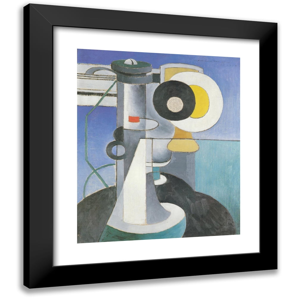 Morton Livingston Schamberg 12x14 Black Modern Framed Museum Art Print ...