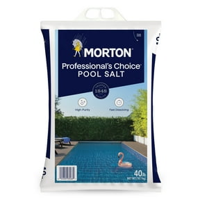 AQUASALT Swimming Pool Salt, 40 Lbs, 100% Sodium Chloride, Chlorine ...