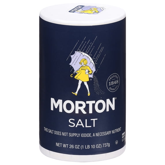 Morton Salt, Table Salt, 26 oz, All-purpose, Non-iodized - Walmart.com