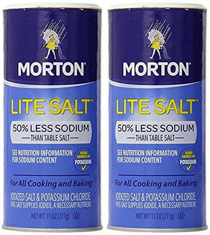 Morton Salt Lite Salt 2 Count - Walmart.com