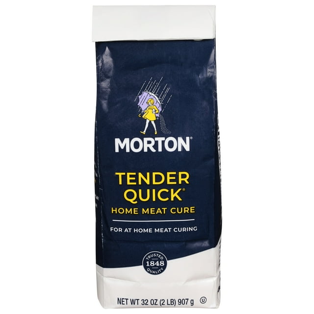 Morton Tender Quick Salt, Fast-Curing Mix for Meat, Poultry, or Game, 2 ...