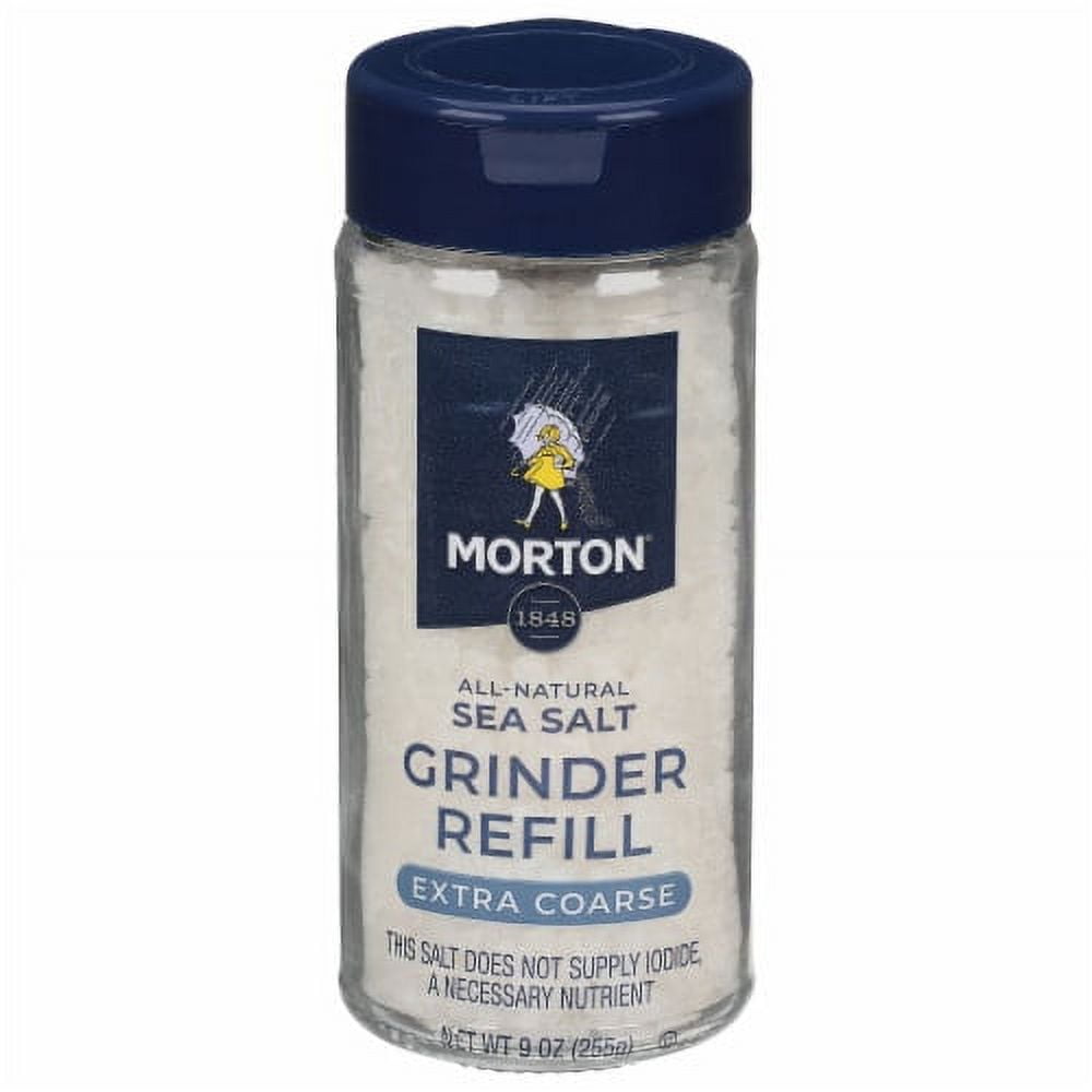 Morton Sea Salt Extra Coarse Non-Iodized Grinder Refill - Walmart.com