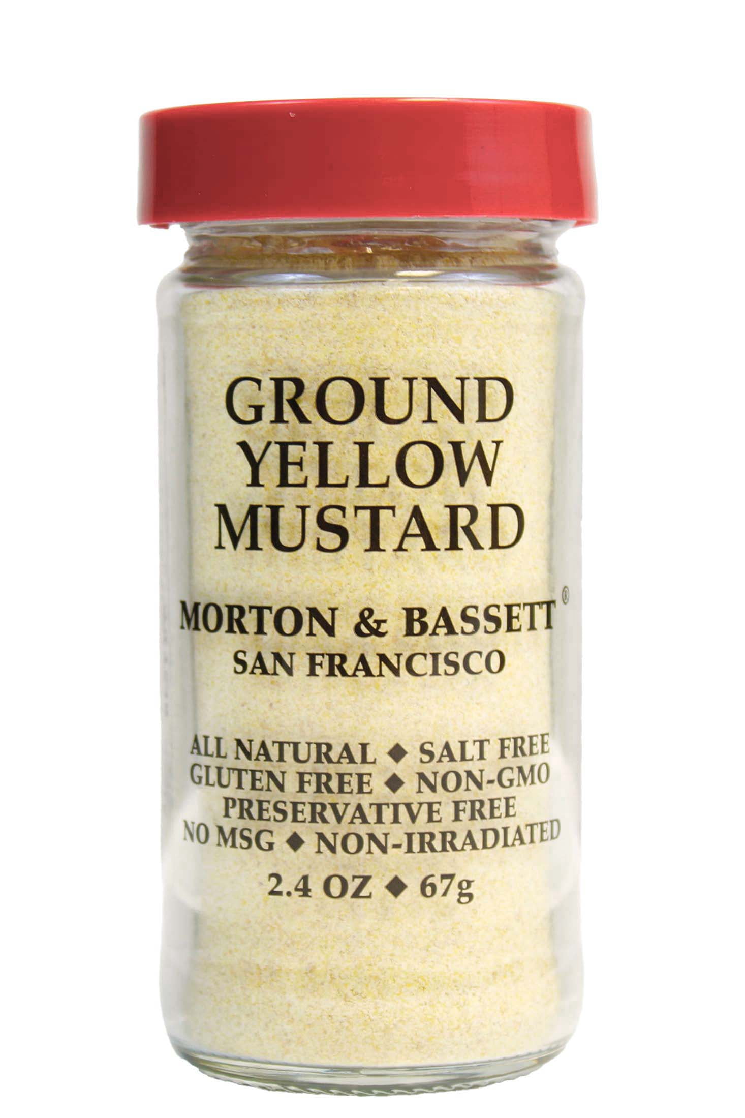 Morton & Bassett Ground Yellow Mustard Spice, 2.4oz - Single Herb ...