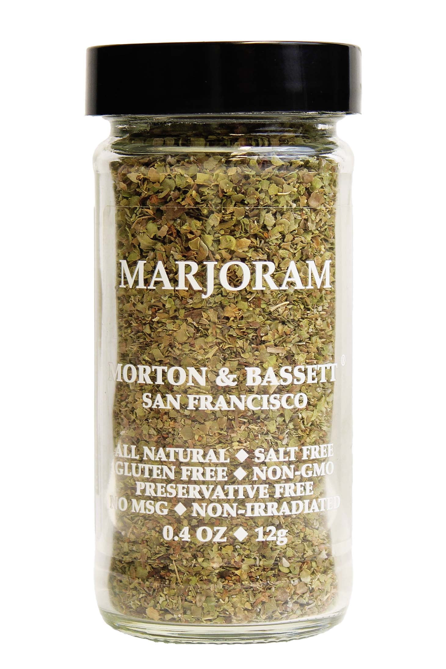 Morton & Bassett Marjoram Spice, 0.4oz - Dried Herb Seasoning for ...