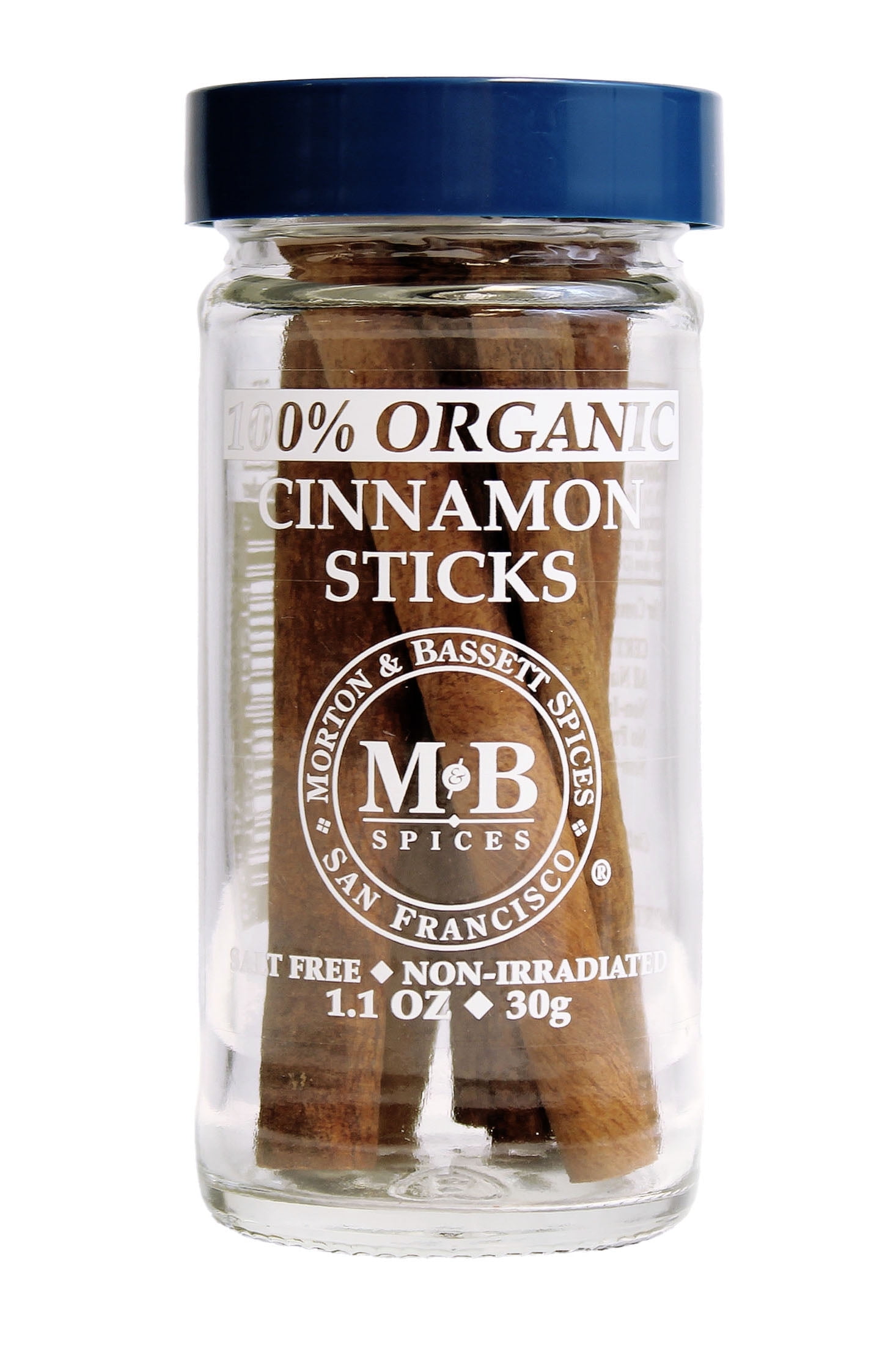 Morton & Bassett Organic Cinnamon Sticks Spice, 1.1oz - Single Herb ...