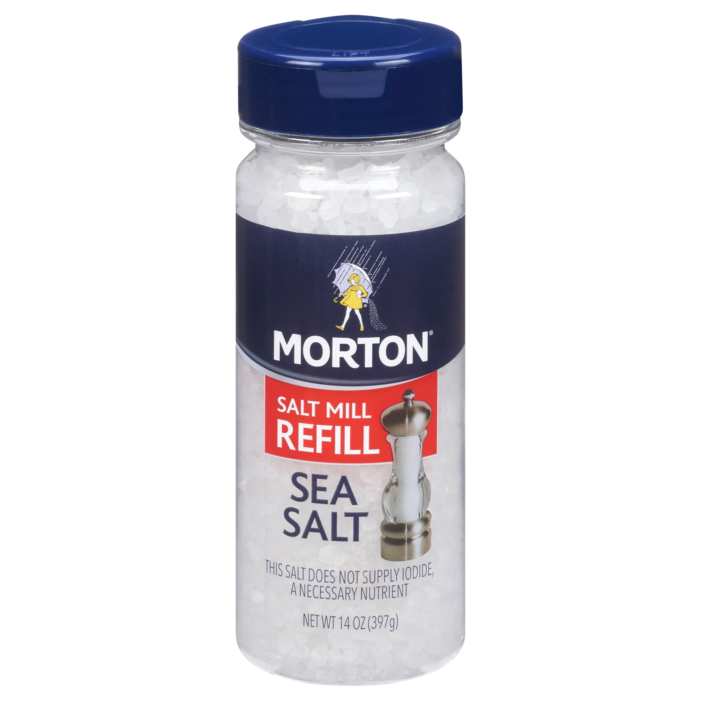 Morton‚Äôs Coarse Sea Salt Grinder 14 oz (Pack Of 12) - Walmart.com