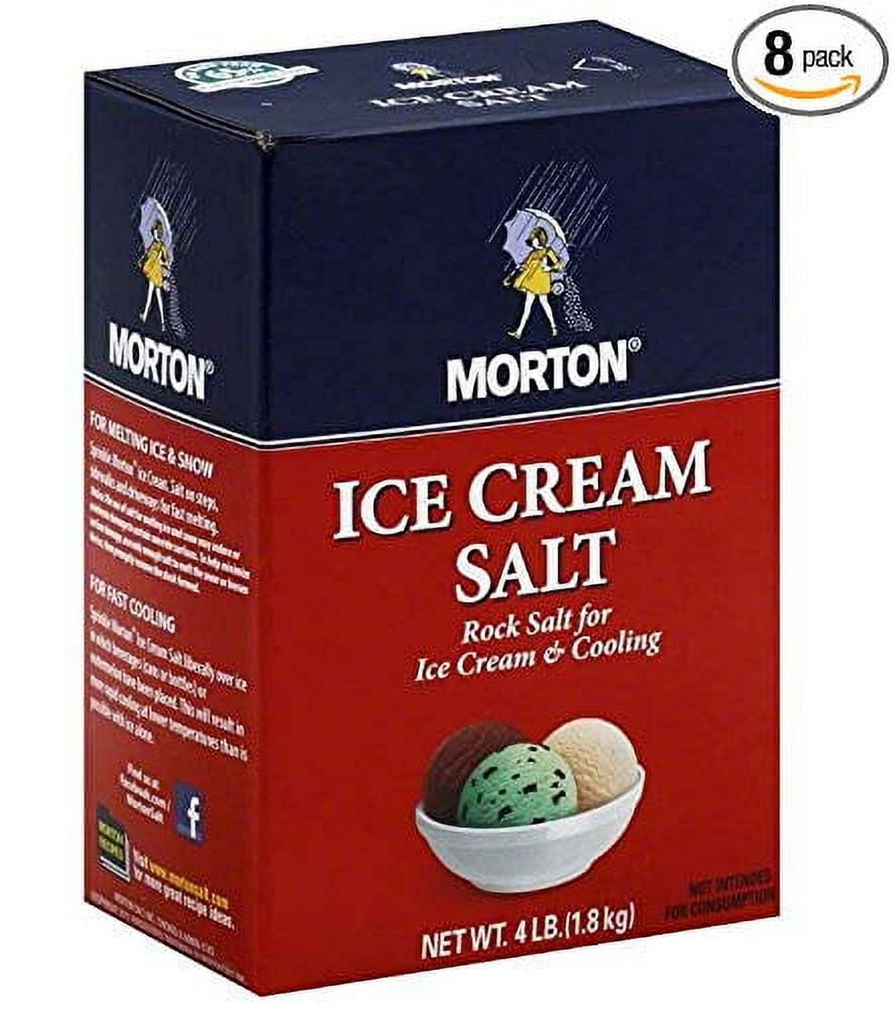 Morton Salt Ice Cream Salt, 8 Boxes, Ice-Melting Product - Walmart.com