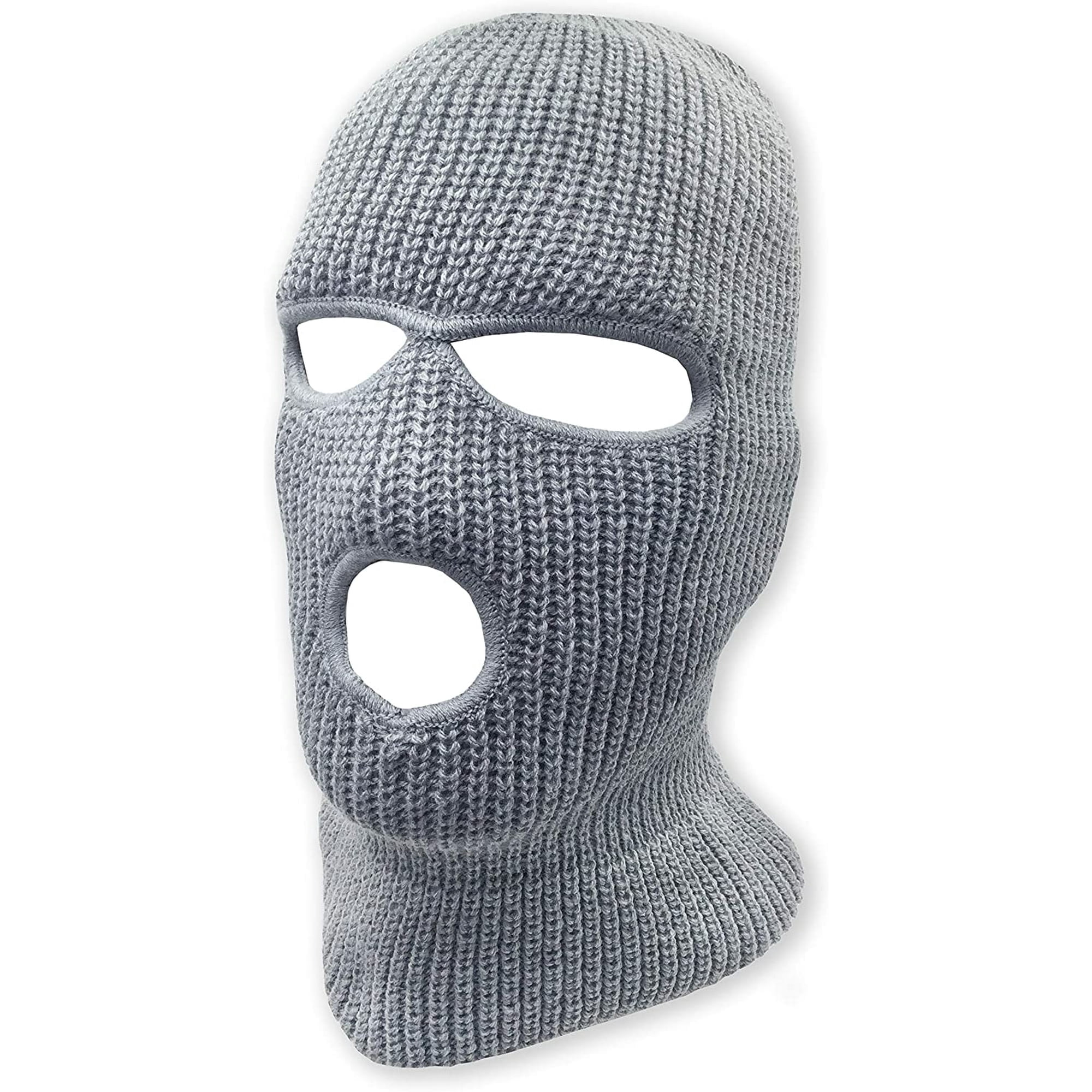 Morttic 3 Hole Knitted Full Face Cover Ski Mask Winter Balaclava Warm ...