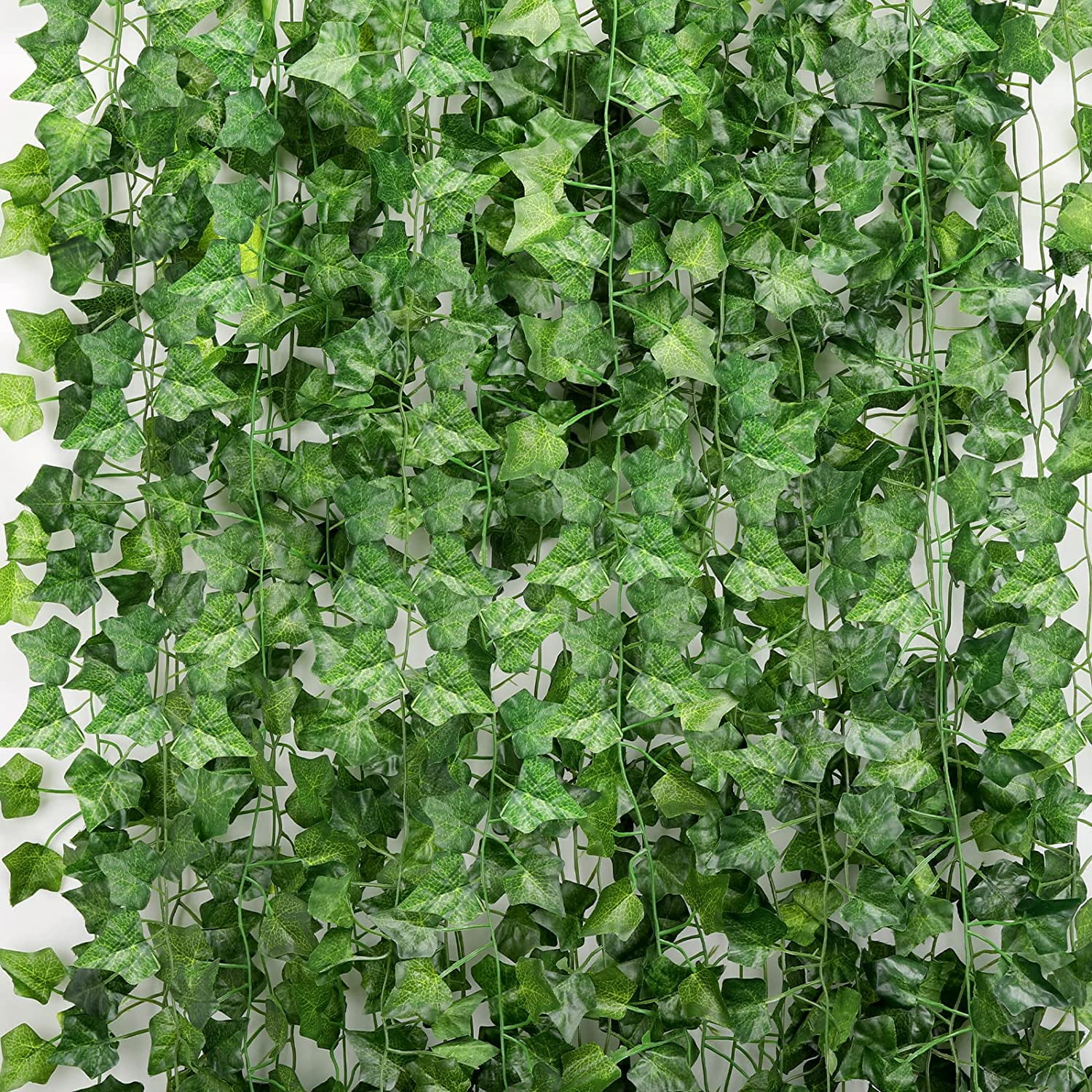 Morttic 36 Strands 248FT Fake Ivy Garlands Leaves Artificial Vines Faux ...