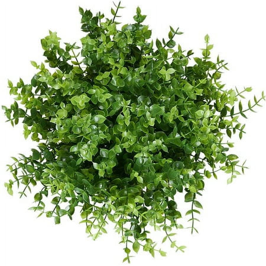 Morttic Outdoor Faux Stems, 6 UV Resistant Artificial Flowers, Greenery ...