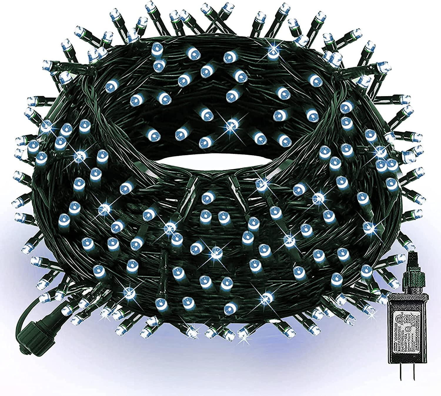 Morttic 66FT 200 LED Christmas Lights, Christmas String Lights Plug in ...