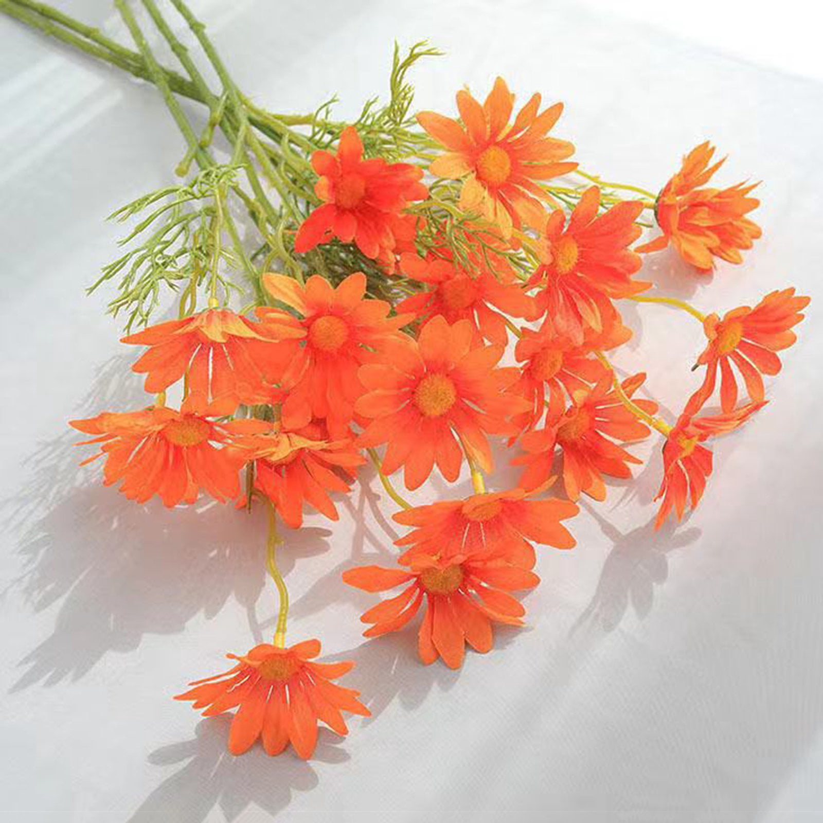 Morttic 6 Bundles Artificial Daisies Flowers Fake Daisy Plant UV ...