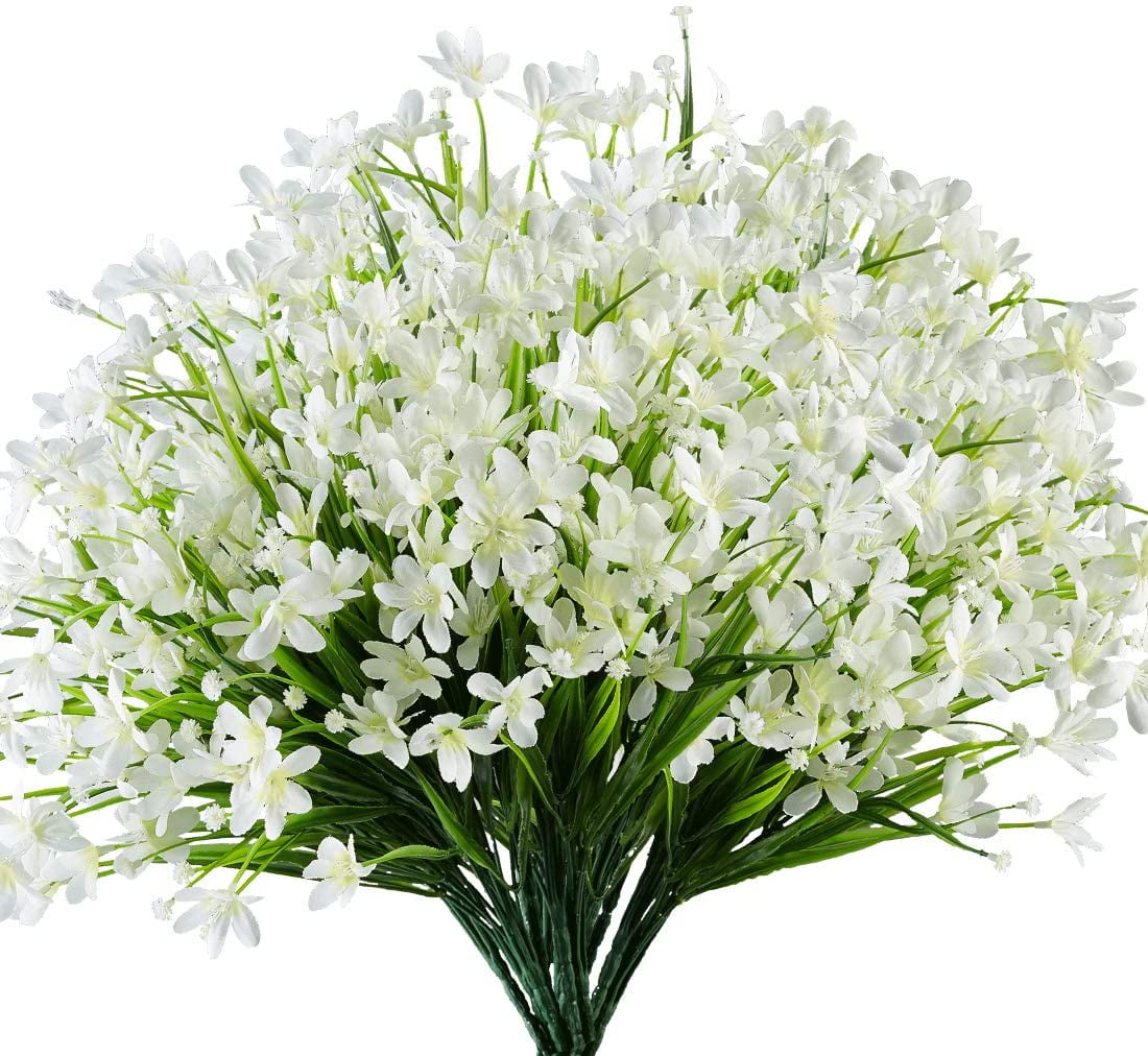 Morttic 8 Bundles Artificial Daffodils Flowers, Fake Artificial ...