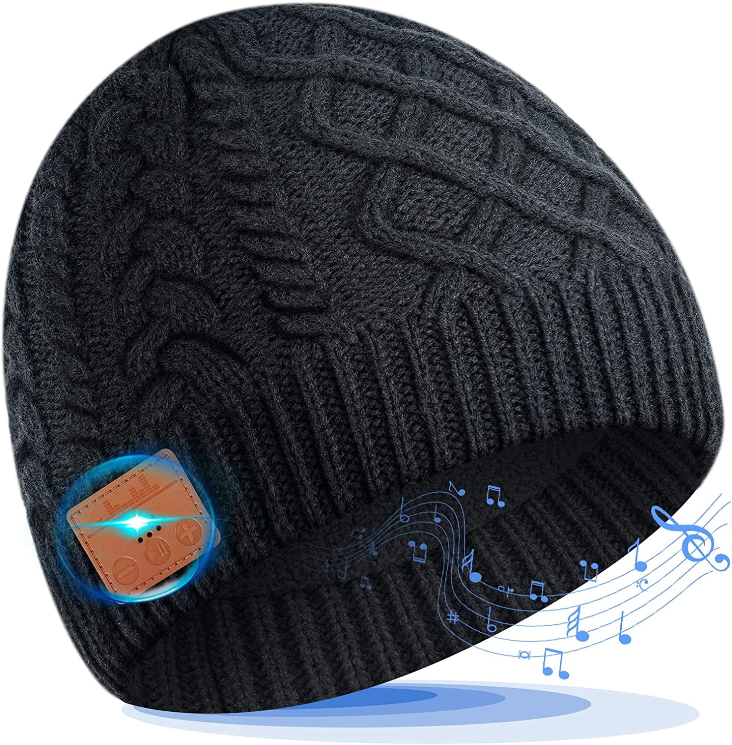 Morttic Bluetooth Beanie Hat, Wireless Earphone Beanie Headphones ...