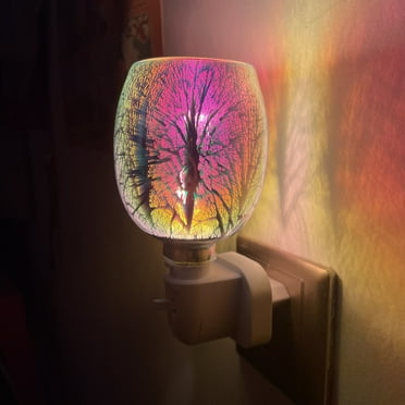 Ebros Moonlight Colorful Three Howling Wolves Oil Warmer Or Wax Tart ...