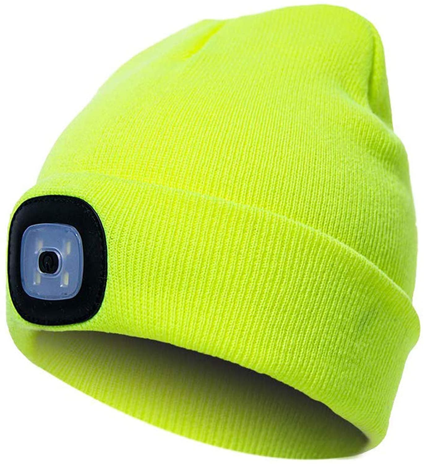 Morttic LED Beanie Hat with Light,USB Rechargeable Light Up Hat with ...
