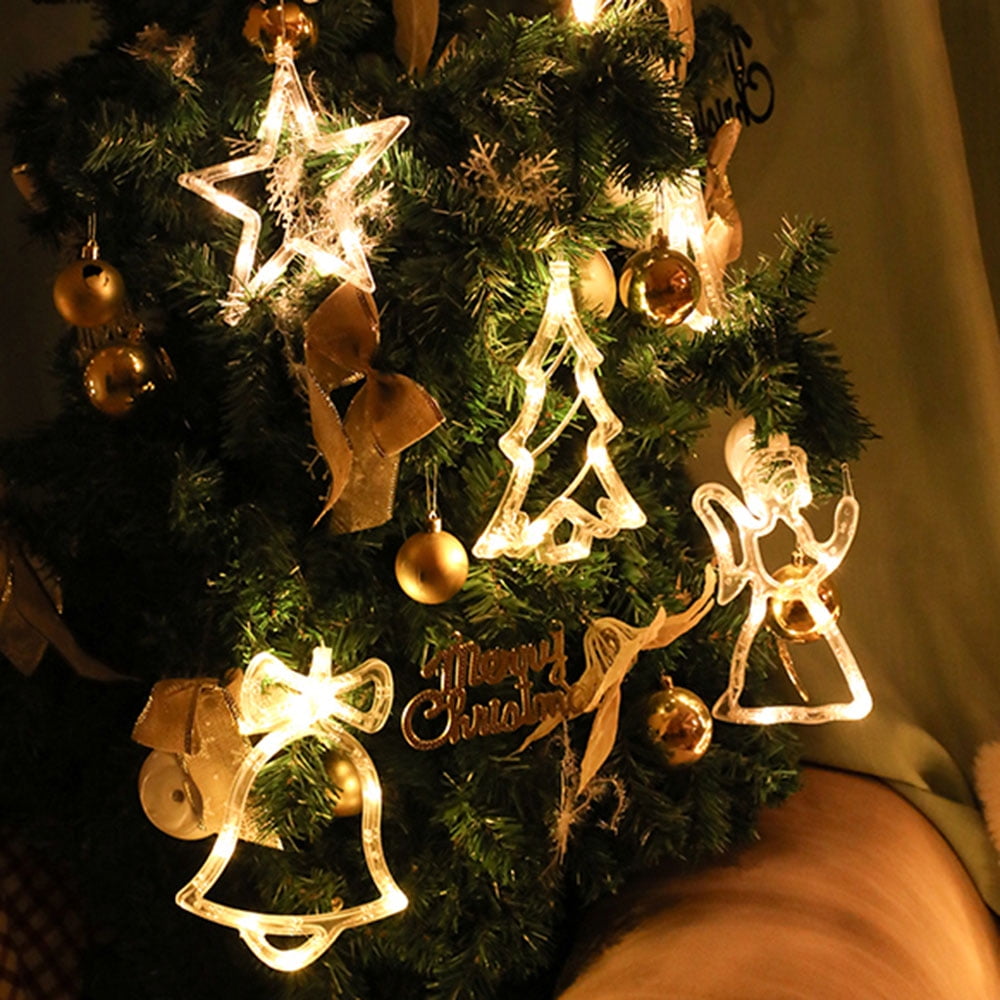 Morttic LED Christmas Sucker Lights, Xmas Hanging Decor String Lights ...