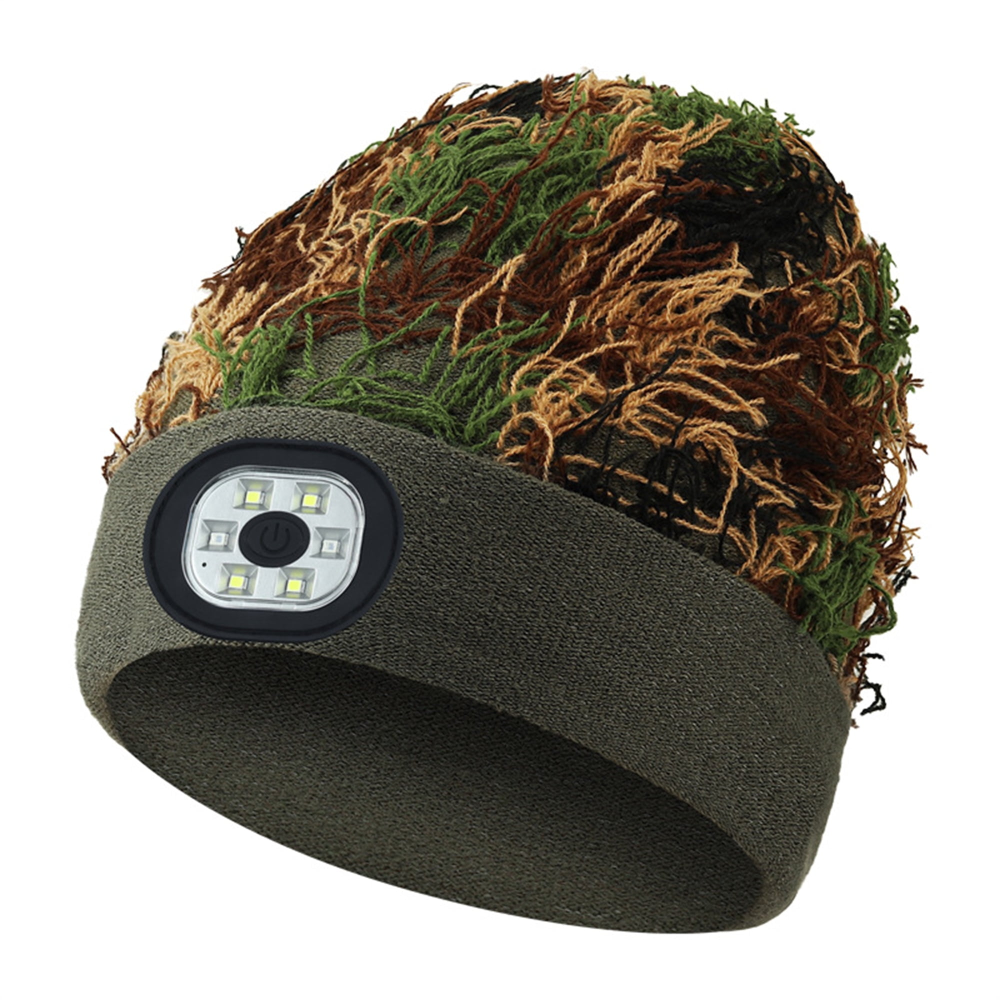 Morttic LED Knit Hat with Light, Rechargeable Headlamp Cap, Adults ...