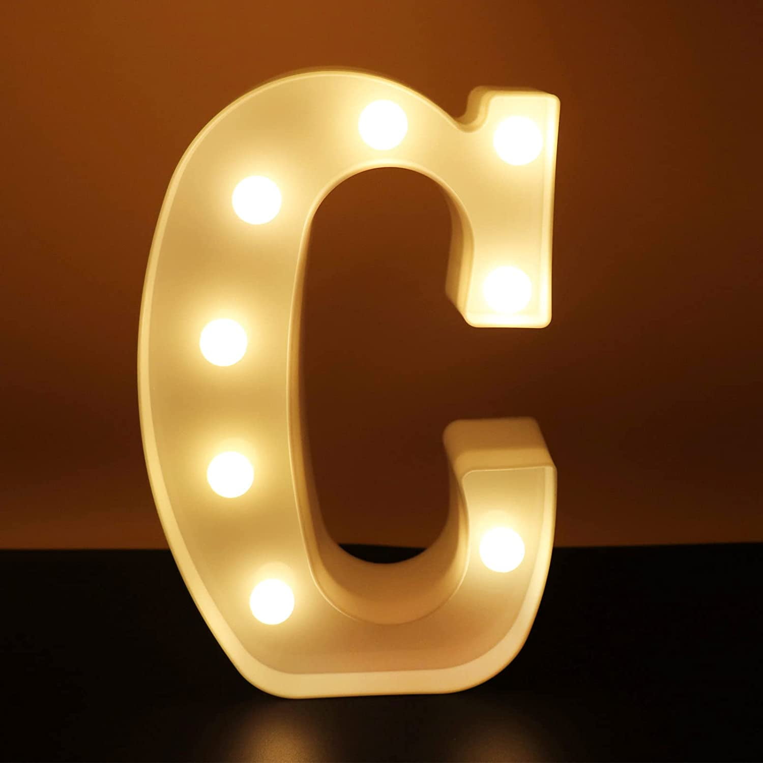 Morttic LED Letter Lights Alphabet Light Up Sign Night Light for Home ...