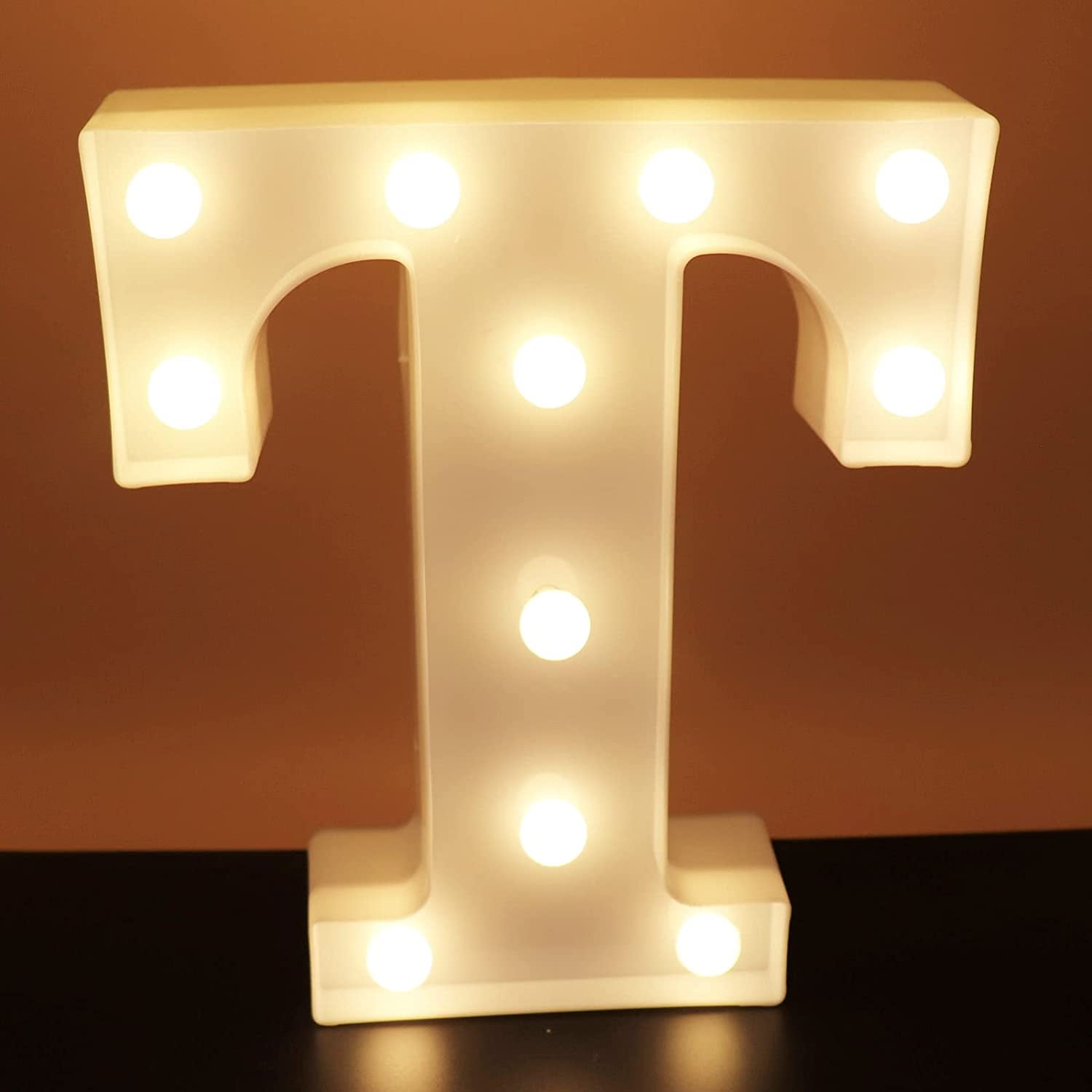 Morttic LED Letter Lights Alphabet Light Up Sign Night Light for Home ...