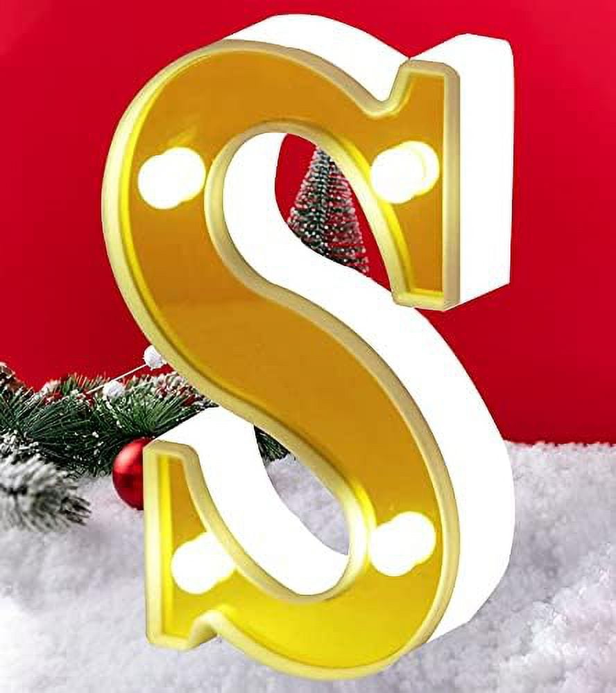 Morttic LED Marquee Letter Lights Alphabet Light Up Sign for Wedding ...