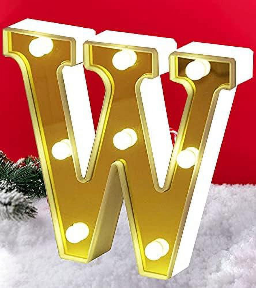 Morttic LED Marquee Letter Lights Alphabet Light Up Sign for Wedding ...