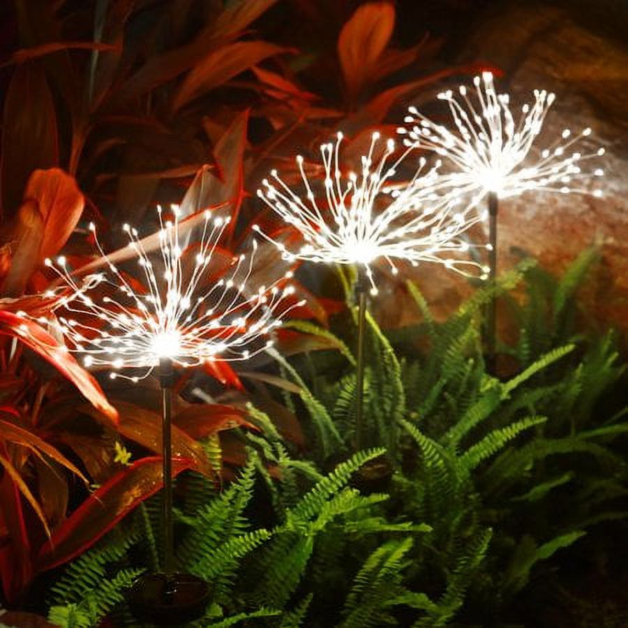 Morttic Outdoor Solar Firework Lights ,8 Modes Garden Decorative Lights ...