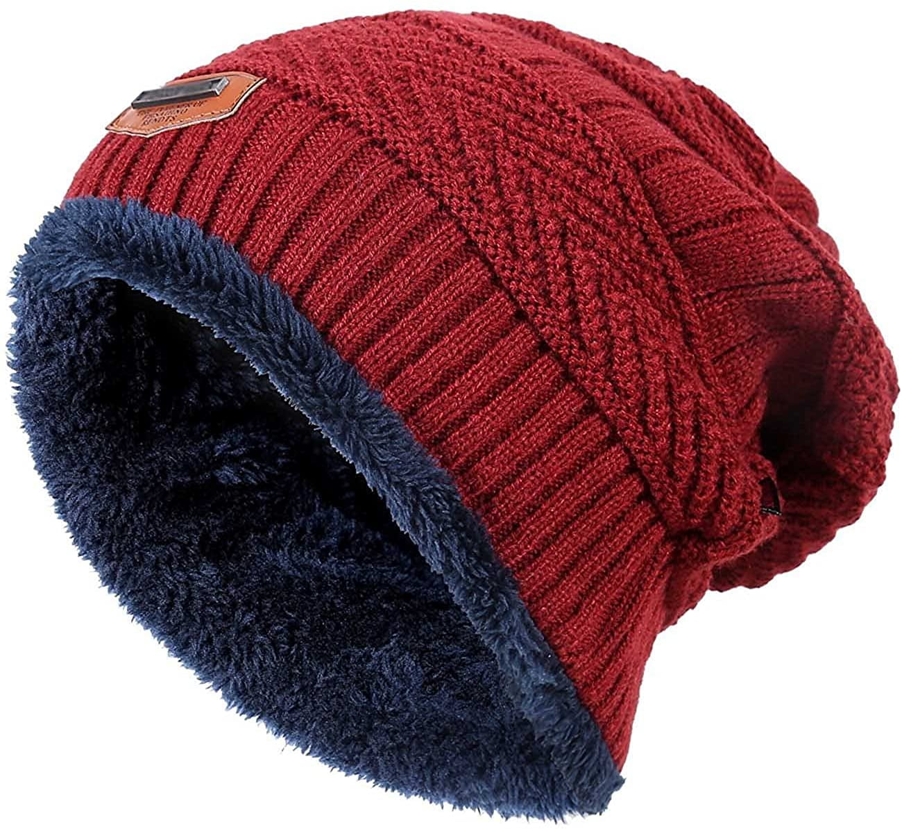 Morttic Unisex Winter Hats for Women & Men Slouchy Beanie Skull Caps ...