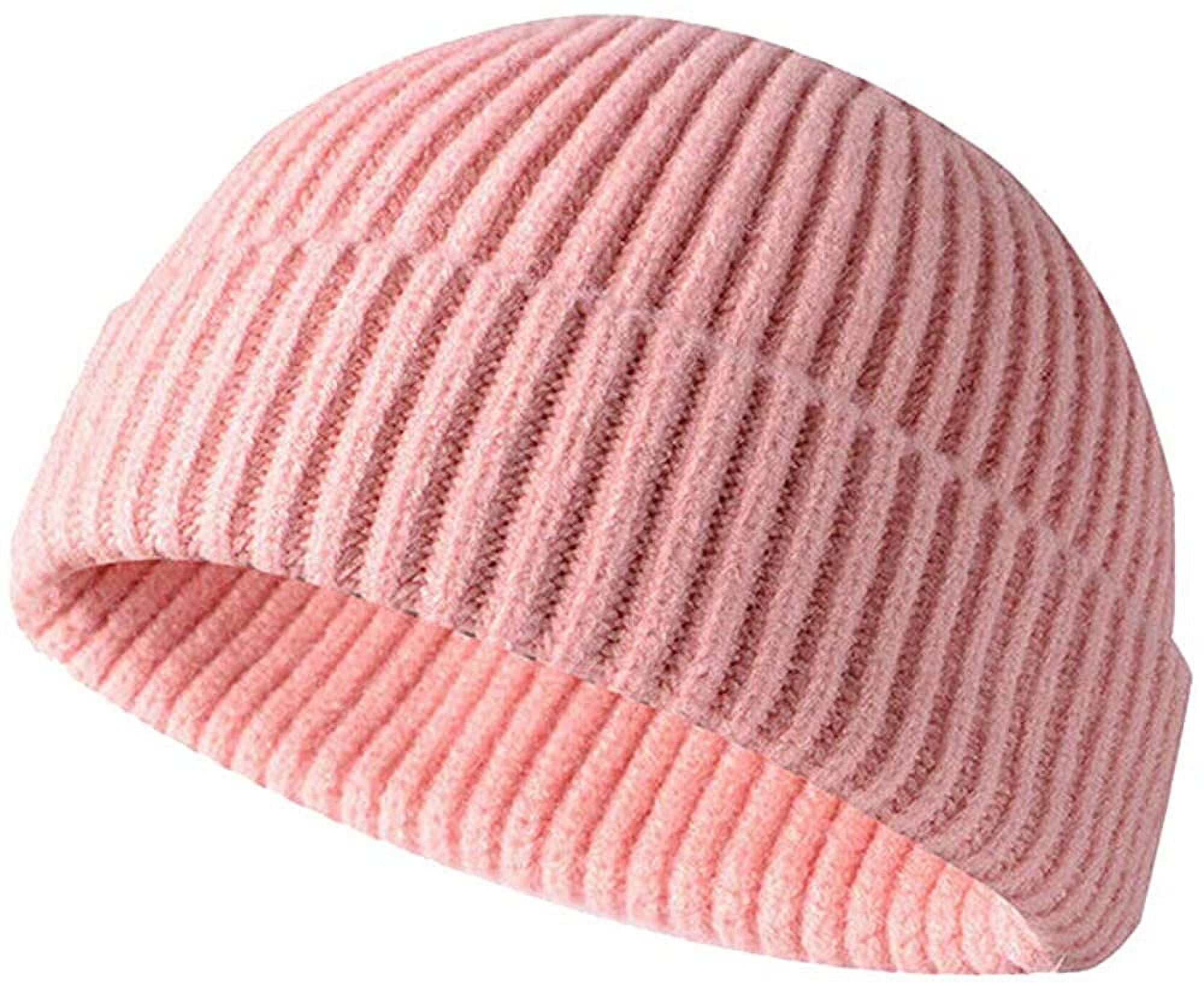 Morttic Unisex Winter Trawler Beanie Hat Short Retro Ribbed Fisherman ...