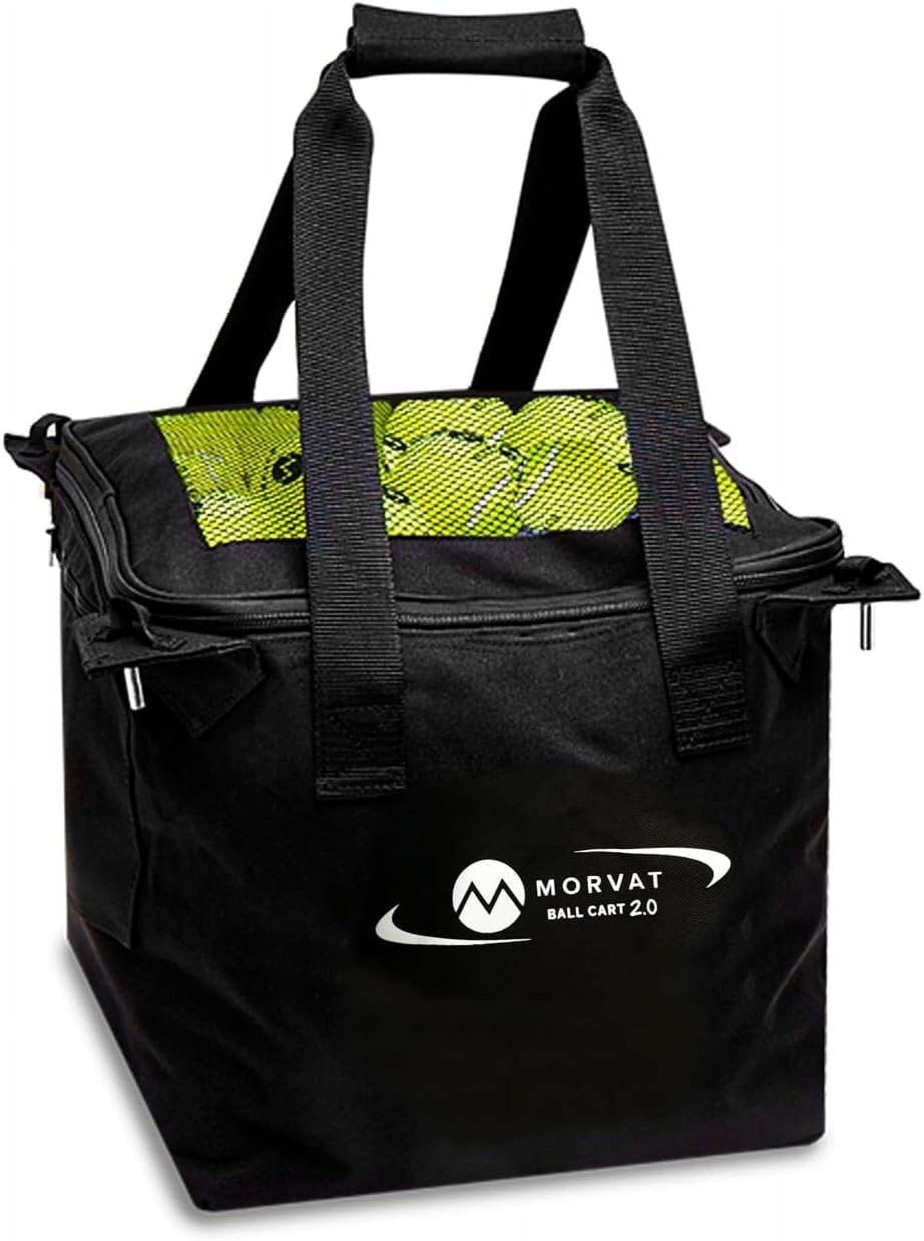 Morvat Heavy-Duty Black 165 Tennis Ball Bag for Court with Zipper ...