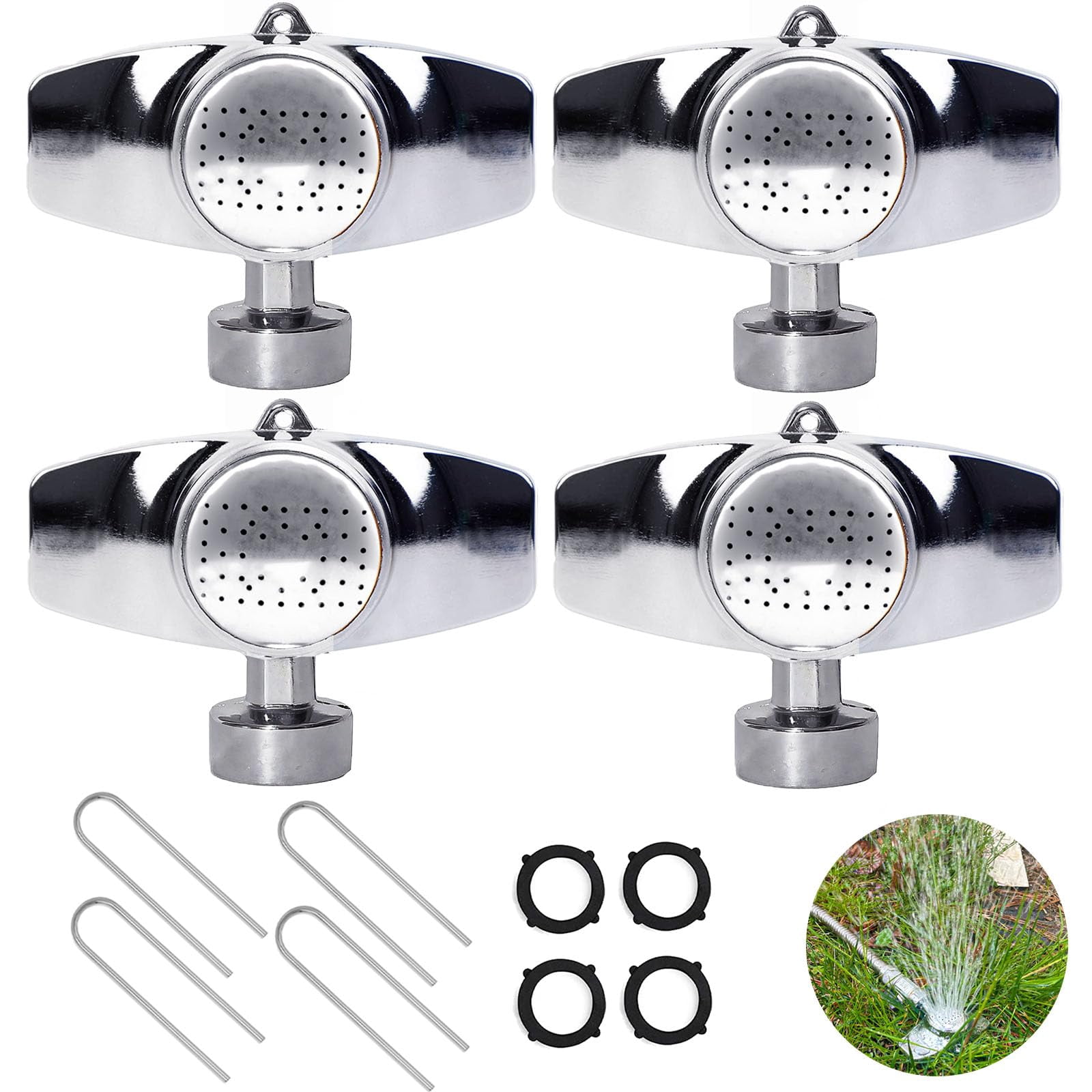 Morvat Metal Water Sprinkler for Flowers Plants Garden Lawn & Yard ...