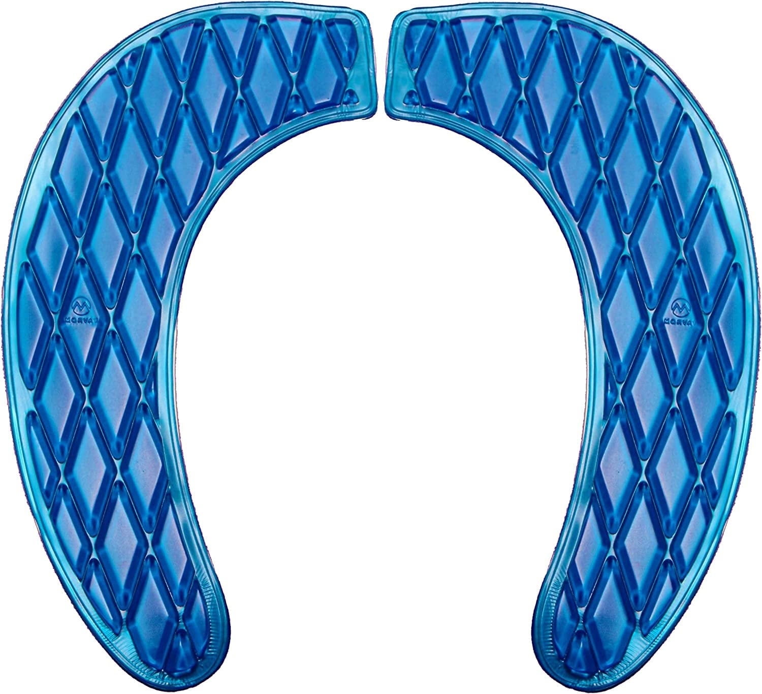Morvat, Washable Adhesive Gel Toilet Seat Cover, Universal, Blue ...