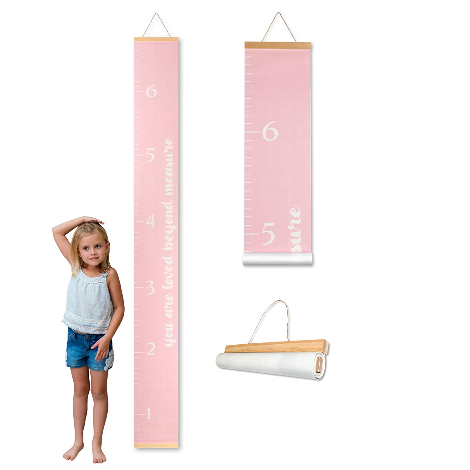 Giant DIY Growth Chart Kit Height Wall Ruler Decal Sticker - Walmart.com
