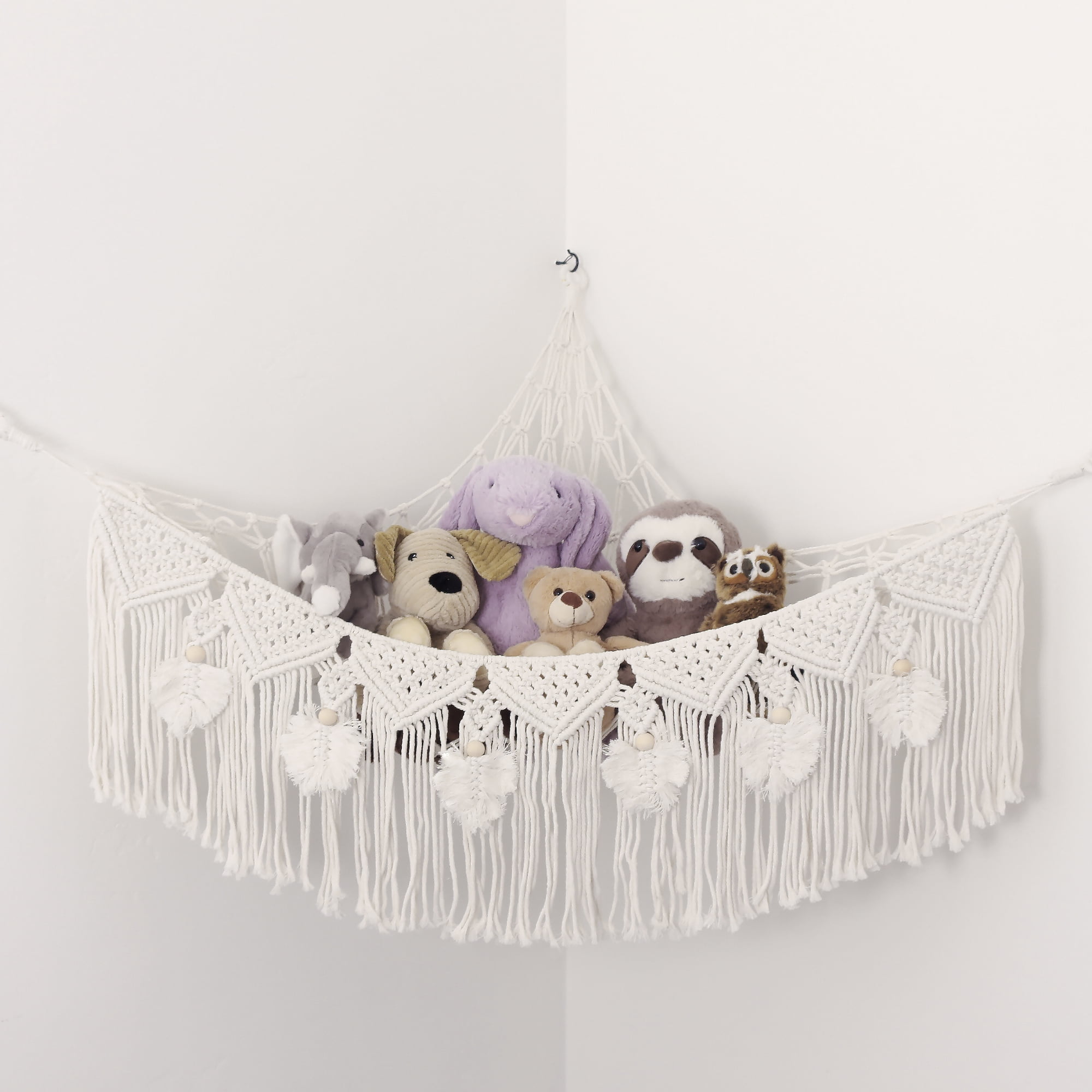 Morxy Stuffed Animal Net or Hammock - Bohemian Style Toy Hammock for ...