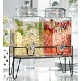 MosJos Drink Dispenser 1.5-Gallon - Set of 2 Beverage Dispenser with ...