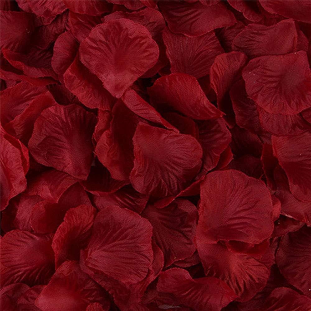 MosaiRudo Artificial Silk Rose Petals Wedding Flowers Fake Rose Petals ...