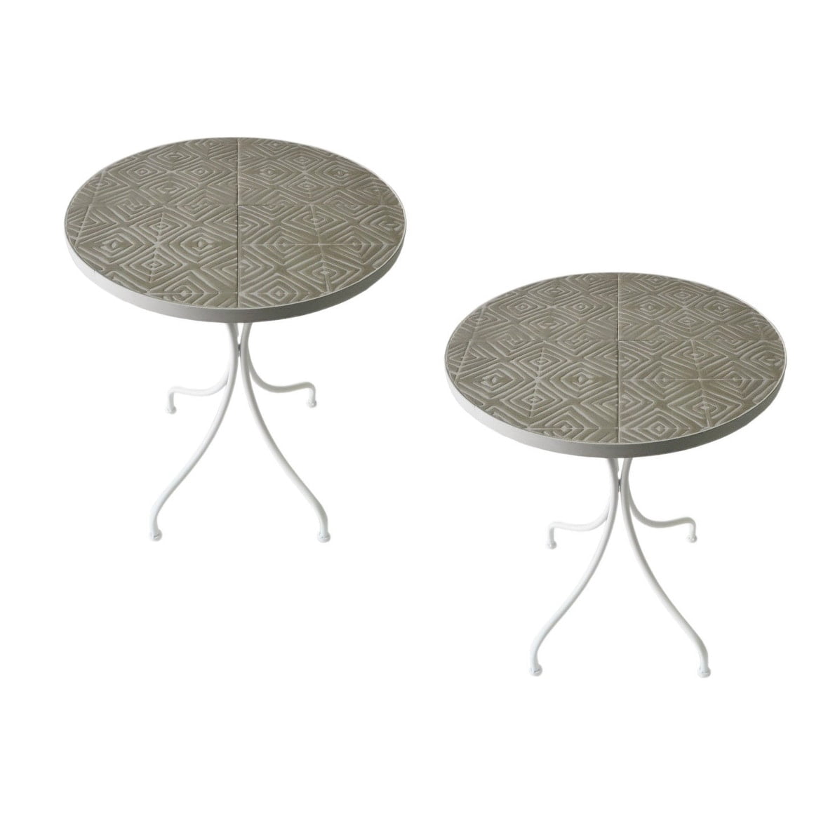Mosaic Art Collection Peace Lily Accent Table Two Tables - Walmart.com