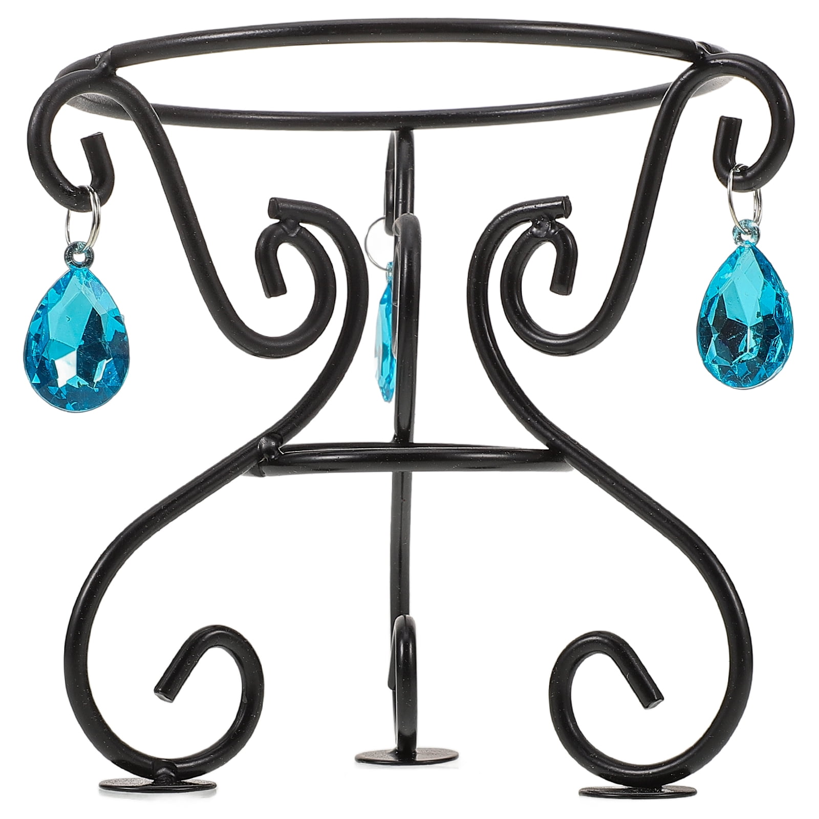 Mosaic Ball Stand Reflective Wrought Iron Display Rack Metal Gazing ...