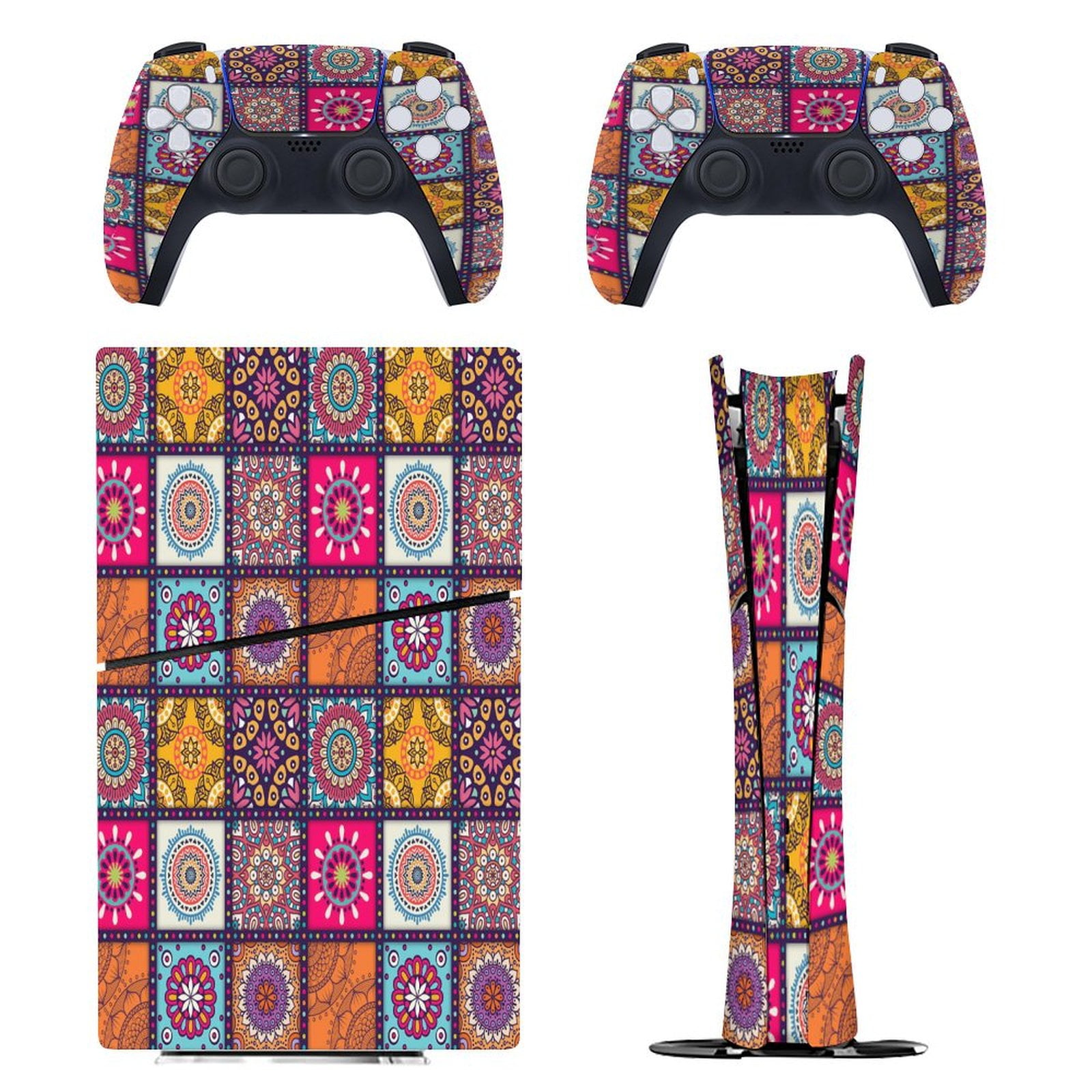 Mosaic Pattern PS5/PS5 Pro/PS5 Slim Digital Disc Skin Sticker For ...