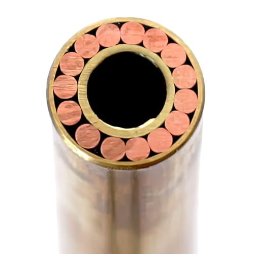 Mosaic Pin - (0.312 (5/16) Inch Diameter) - (917BBABC) - (Brass Outer ...