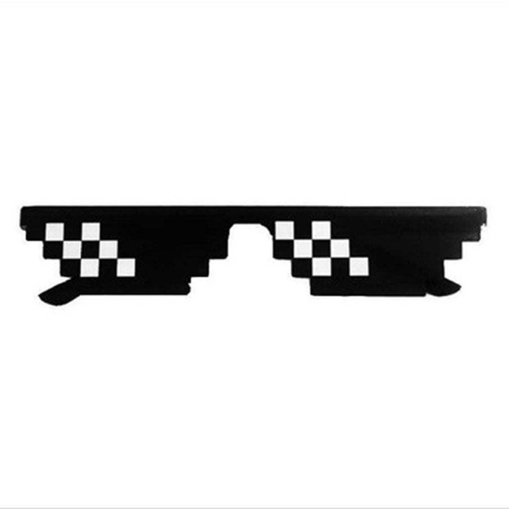 Mosaic Pixel Glasses Sunglasses Practical Coded Sunglasses Birthday ...