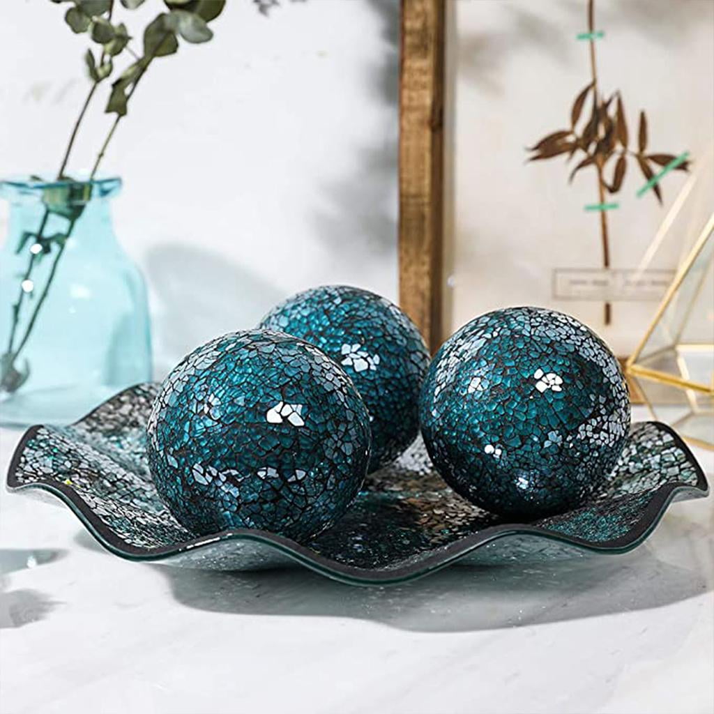 Mosaic Sphere Balls Centerpieces Centrepieces 3.15inch Bowls Housewares ...
