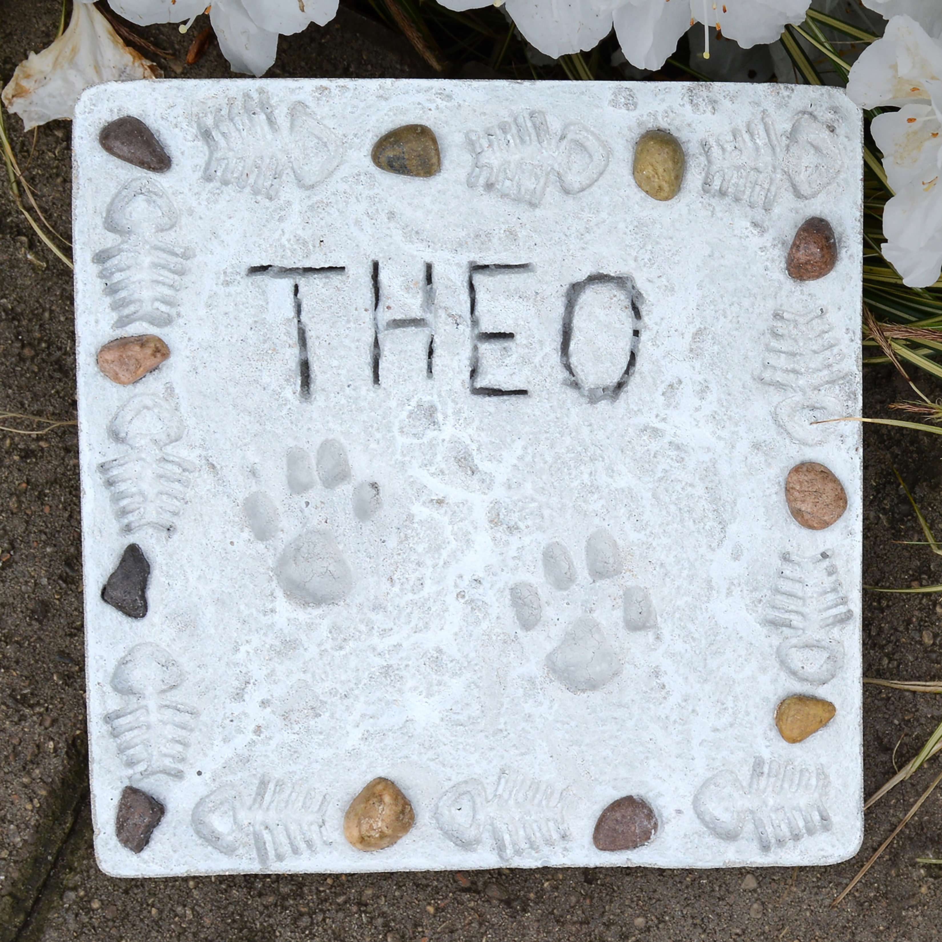 DIY Paw Print Stepping Stone Kit for Adults - Craft Your Own Garden ...