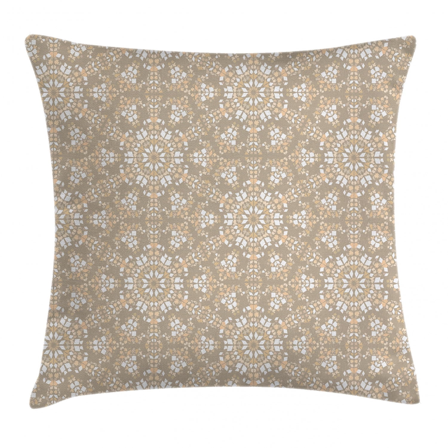 Mosaic Throw Pillow Cushion Cover, Antique Roman Time Inspired Rock ...