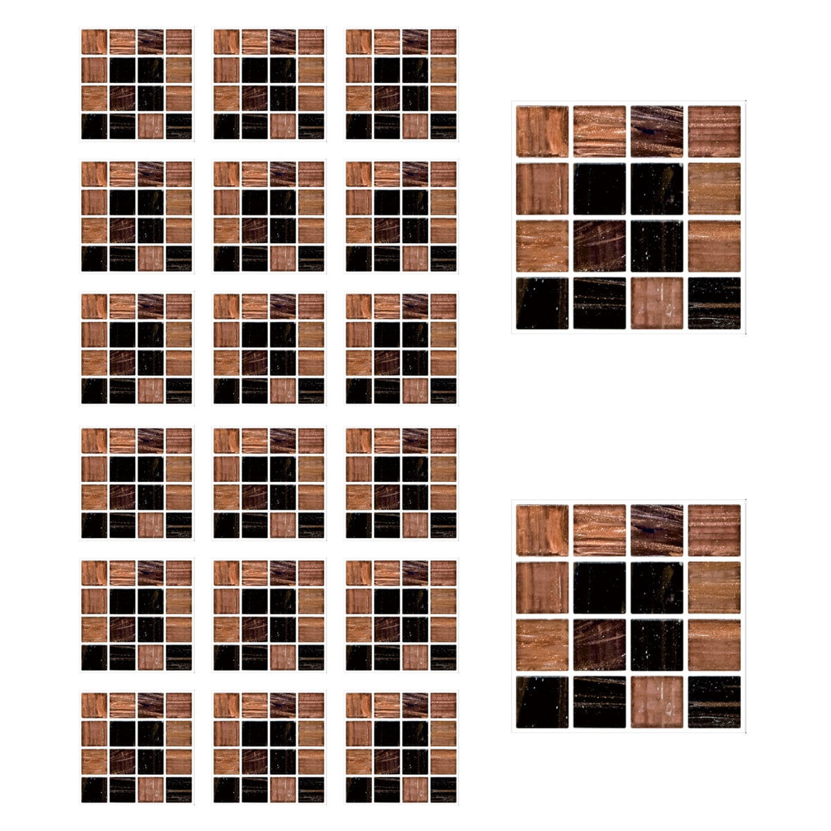 Mosaic Tile Self Adhesive Bathroom Wall Tiles, 3D Self Adhesive Tiles ...